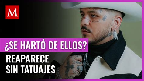 Christian Nodal Sin Tatuajes Así Luce El Avance De Su Tratamiento Grupo Milenio