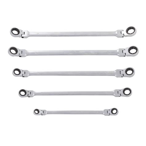 J S Products Steelman 5pc Mm Fl Dp Spline Rat Wr Set