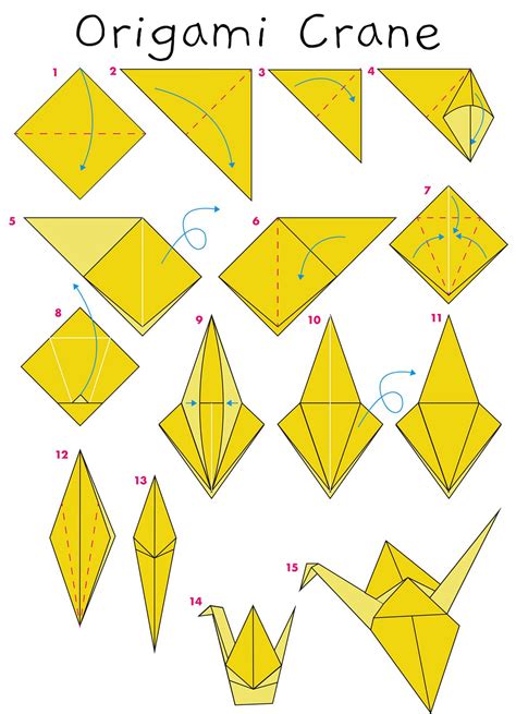 Step By Step Origami Crane Instructions Printable Printable Free