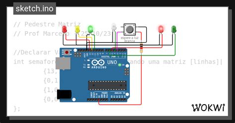 Semaforo Simples Matriz Wokwi Esp32 Stm32 Arduino Simulator Semaforo Simples Matriz Wokwi Esp32 Stm32 Arduino Simulator
