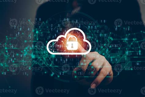 Cloud Computing Diagram Technology Data Storage Networking And Internet Service Concept