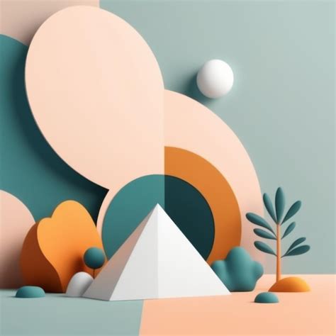 Premium Vector Geometric Background With Abstract Shapes 3d Rendering Geometric Background