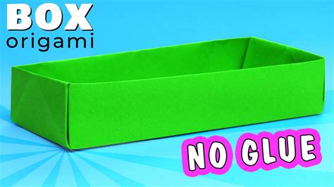 Origami Toys Box How To Make Paper Box Without Glue Youtube