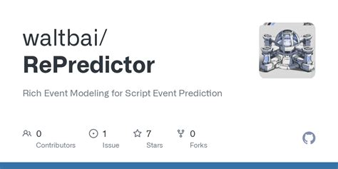 Github Waltbairepredictor Rich Event Modeling For Script Event Prediction