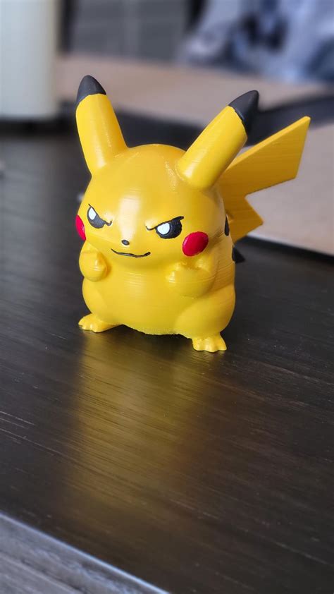 【皮卡丘3d打印模型】 3d打印模型下载 3d打印模型库 Enjoying3d模型网