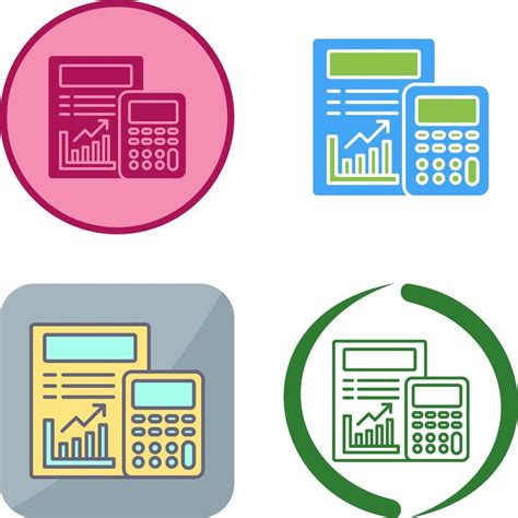 Calculating Icon Design 45535863 Vector Art At Vecteezy