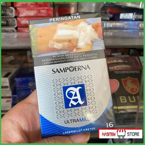 Jual Rokok Sampoerna Ultra Mild Lasermild Kretek Blue 1 Bungkus Isi
