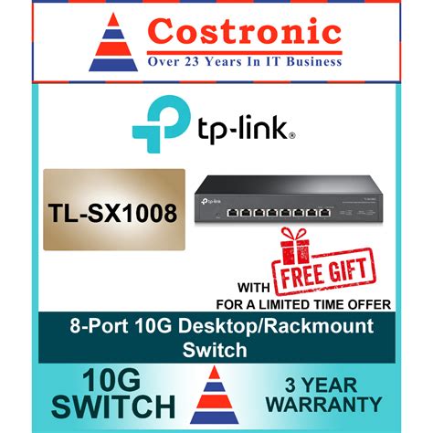 Tp Link Tl Sx1008 Ds1008x Sg108 M2 8 Port 10g 2 5g Desktop Rackmount Switch Mulit Gig