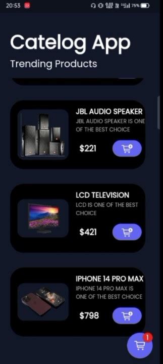 Manish Joshi On Linkedin My Frist Flutter App Catelog App