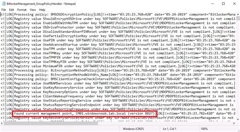 On Premises Bitlocker Management Using System Center Configuration Manager System Center