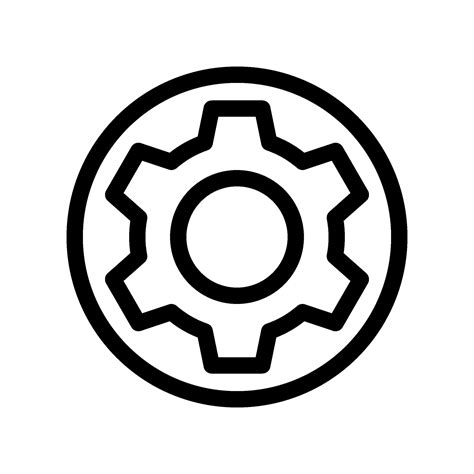 Setting Icon Vector Symbol Design Illustration 26197483 Vector Art At
