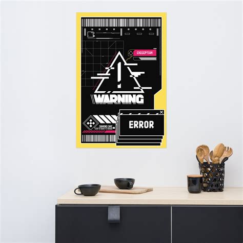 Cyberpunk Aesthetic Poster Hacker Poster Techy Poster Etsy