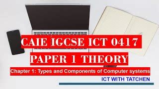 IGCSE ICT Chapter Types And Components Of Computer Sys Doovi