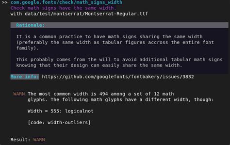 Universal Check If Math Signs Have Same Width · Issue 3832 · Fonttoolsfontbakery · Github