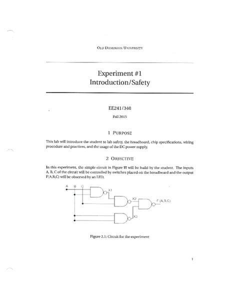 ECE241 Lab1 Ref Lab ECE 340 Studocu