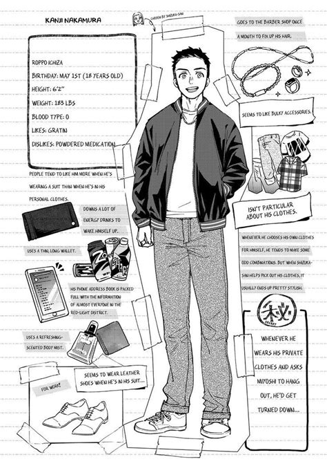 Kanji Nakamura Character Profile Windbreaker Character Profile Wind