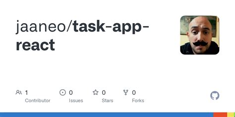 GitHub Jaaneo Task App React