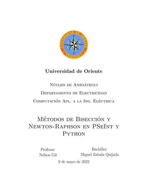 Solution Métodos De Bisección Y Newton Raphson En Pseint Y Python