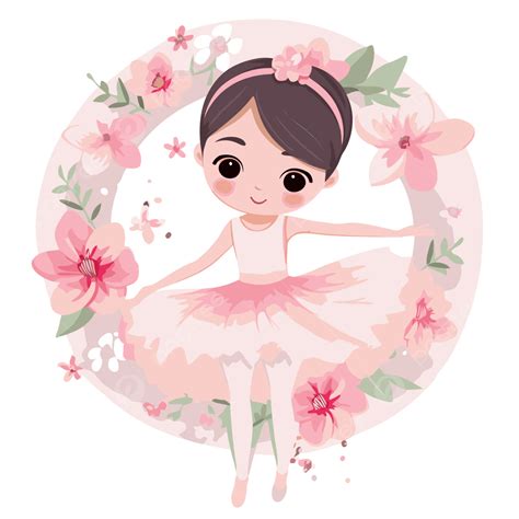Cute Ballerina Clipart The Little Ballerina In Pink Ballet Costume