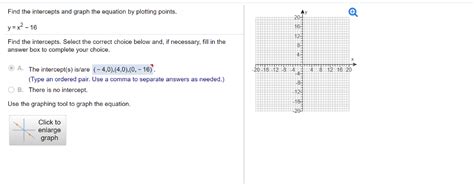 Solved Find The Intercepts And Graph The Equation By Chegg
