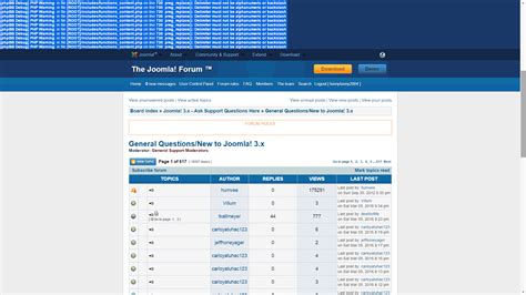 Forum Joomla กลาง Error ครับ เว็บบอร์ด Php เว็บส่งเสริมการเรียนรู้ Hosting Crm Erp Server