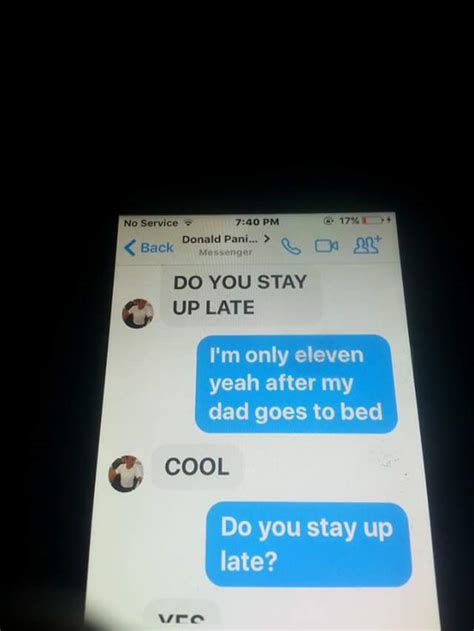 OMG Father Shares Sexually Explicit Messages A Man Sent To His Year Old Babe
