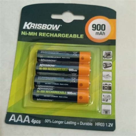 Jual Krisbow Baterai Rechargeable Charger Original Murah Harga Diskon April Blibli Com