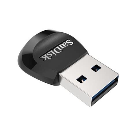Lecteur De Carte MicroSD SanDisk MobileMate USB 3 0 Noir Cdiscount Informatique