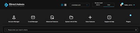 Crowncloud Wiki How To Access Phpmyadmin In Directadmin
