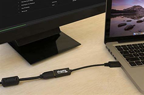 GetUSCart Plugable DisplayPort To HDMI Passive Adapter Supports Windows And Linux Systems And