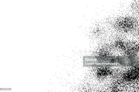 낟 알 그런 지 흰색 배경에 추상 텍스처입니다 흰색 바탕에 검정에 서 잉크의 벡터 튀기지 흰색 바탕에 검정 잉크 타격 폭발입니다 스프레이 페인트 드롭 벡터입니다 거친에 대한