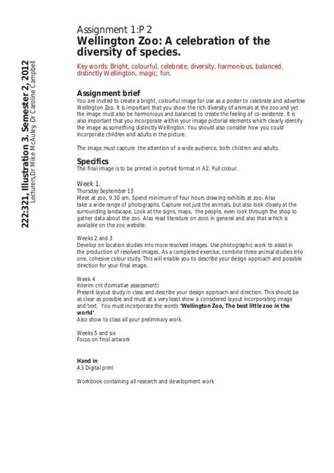 assignment brief examples