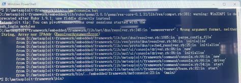 windows安装metasploit运行报错处理 pill0w 博客园