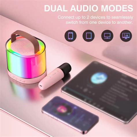 Loa Kh Ng D Y M Y Karaoke Bluetooth Di Ng C N Led V Tay C M Thi T K Ch I Micro Tr Em