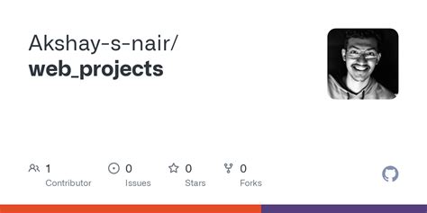 Github Akshay S Nairwebprojects