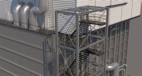 Factory Module 1 3d Model Cgtrader