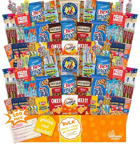 Snack Box Variety Pack Care Package 100 Count T Qatar Ubuy