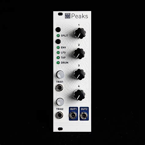 mutable instruments peaks eurorack drum generator clone lfo reverb