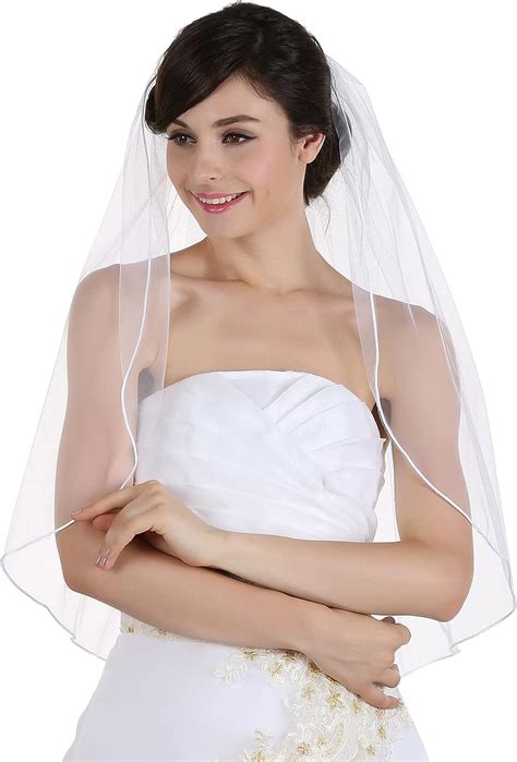 Samky 1t 1 Tier Sattin Rattail Cord Edge Bridal Veil India Ubuy