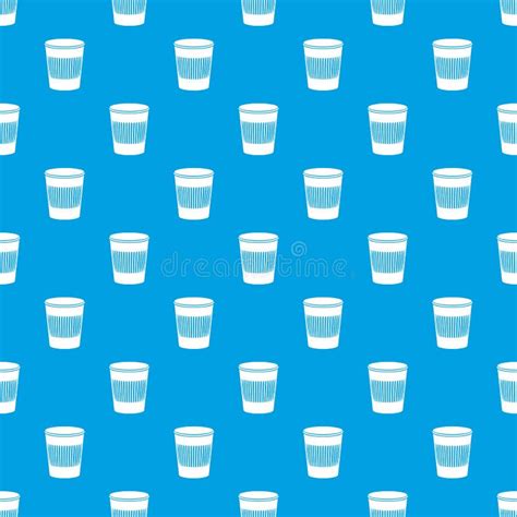Rubbish Bin Pattern Vector Seamless Blue Stock Vector Illustration Of Geometric Clean 117033643