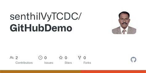 github senthilvytcdc githubdemo
