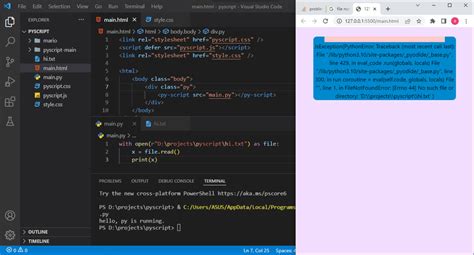 Pyscriptでローカルcsvファイルを読み込む方法 Genspark