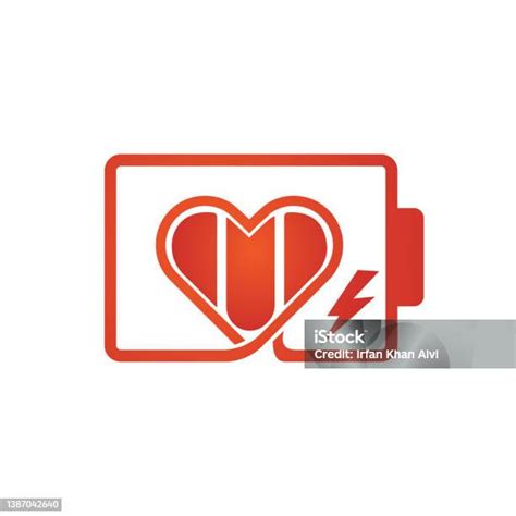 사랑 배터리 충전 벡터 로고 디자인 하트 아이콘 디자인배터리 하트 모양에 대한 스톡 벡터 아트 및 기타 이미지 하트 모양 아이콘 연료 및 전력 생산 Istock