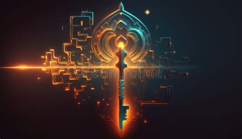 Digital Key Gateway To The Future Created By Generative Artificial