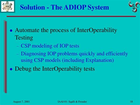 Ppt Constraint Based Modeling Of Interoperability Problems Using An Object Oriented Approach