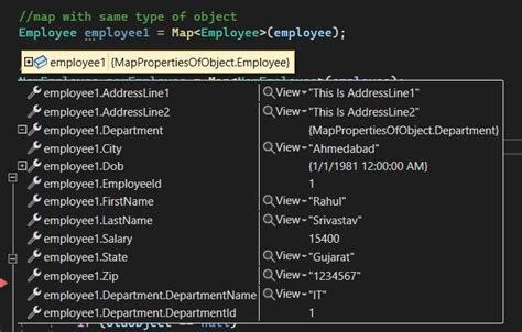Copy All Properties Of One Object Into Another Without Any Package In C