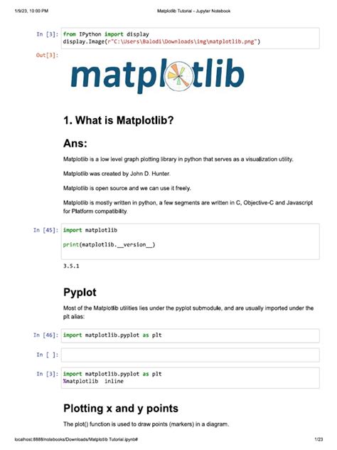 Matplotlib Pdf