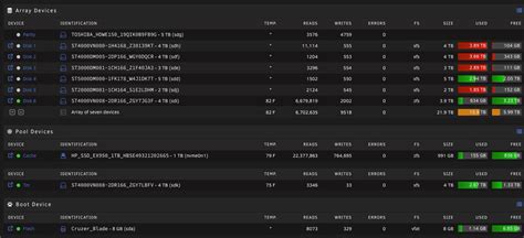 zfs drives reading constantly general support unraid