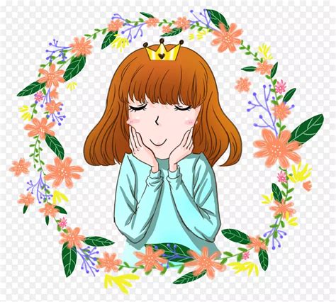 女王节手绘插画素材PNG图片素材下载 图片编号zylprajy 免抠素材网