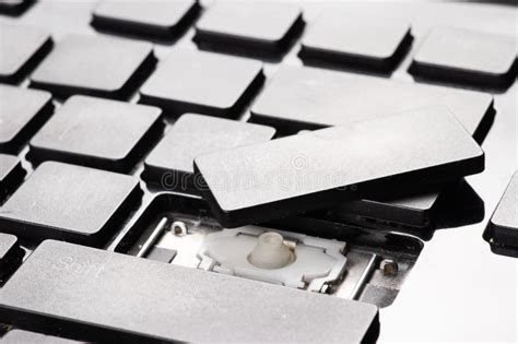 A Broken Old Laptop Keyboard Close Up Stock Image Image Of Demolished Concept 275531883